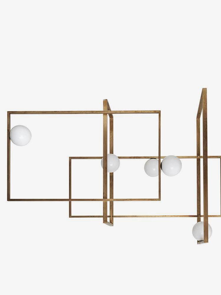 Mondrian Glass Ceiling Light